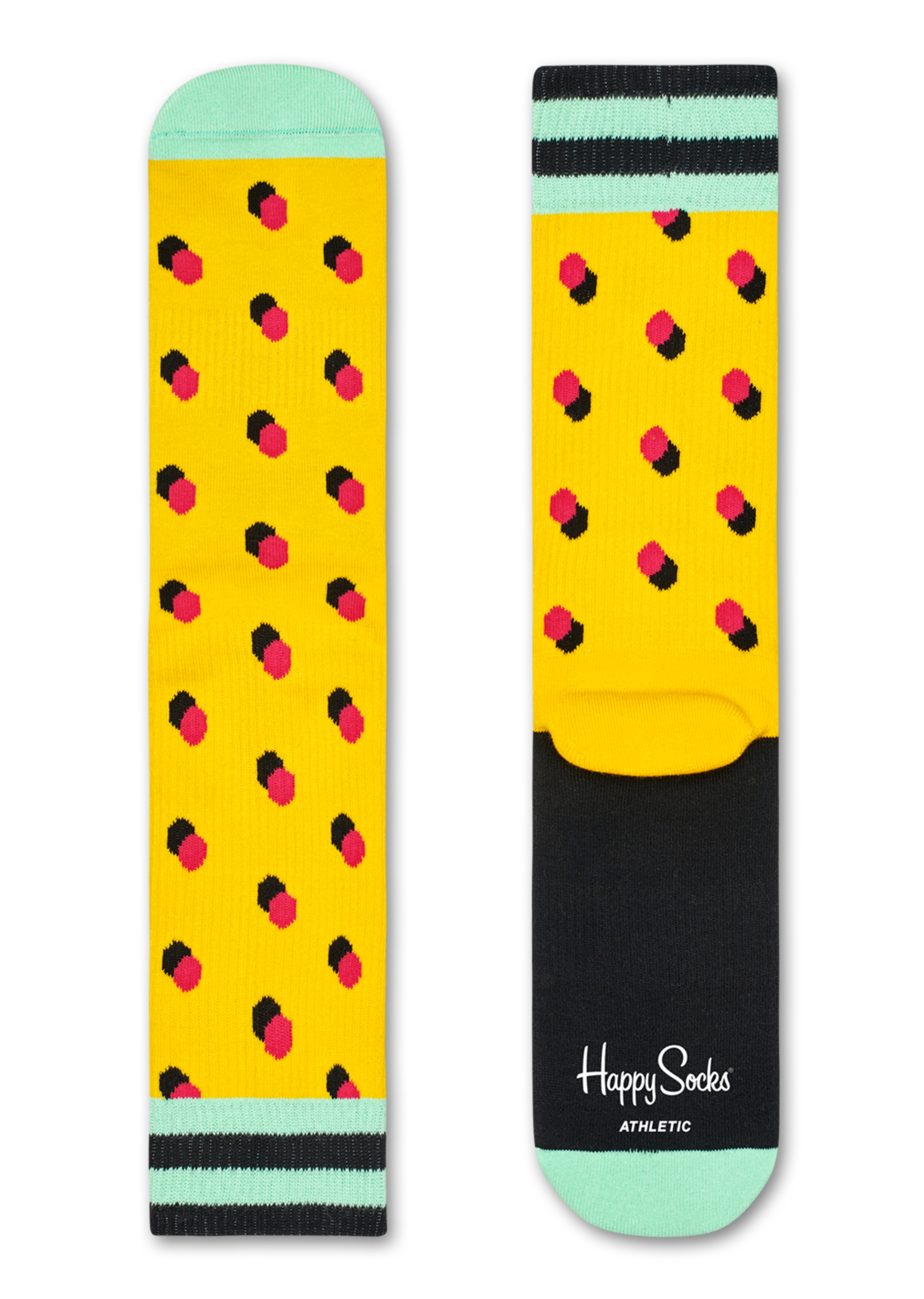 Gelber, Güne Socken: Dot - Athletic | Happy Socks DE