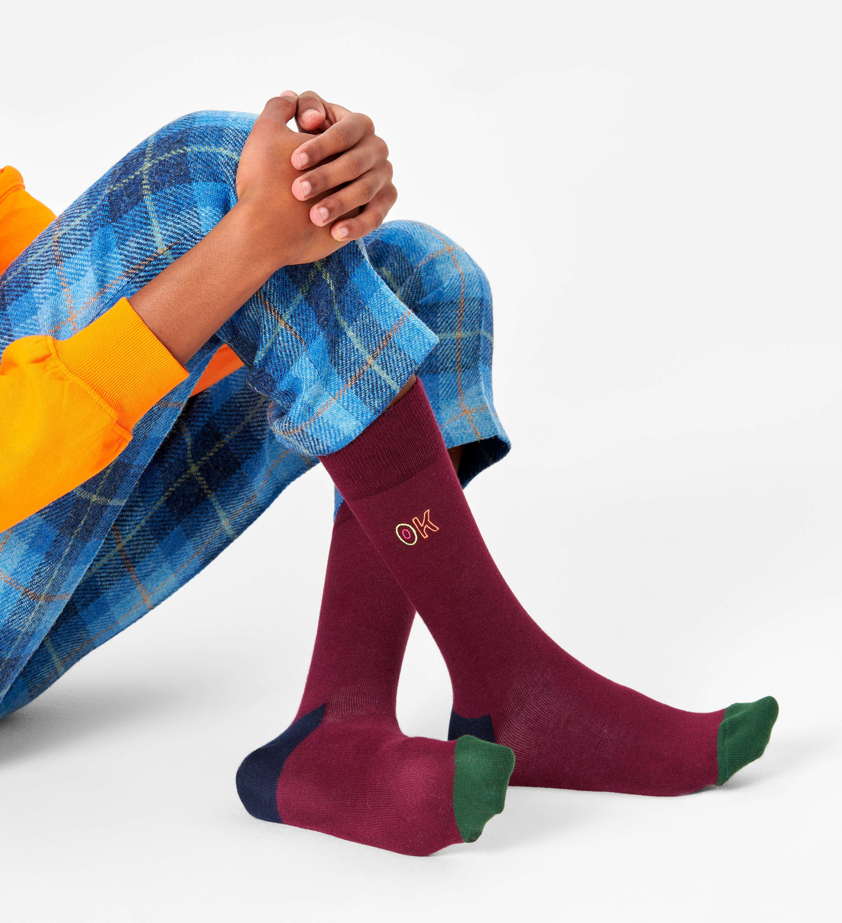 Ok Sock | Embroidery | Happy Socks US