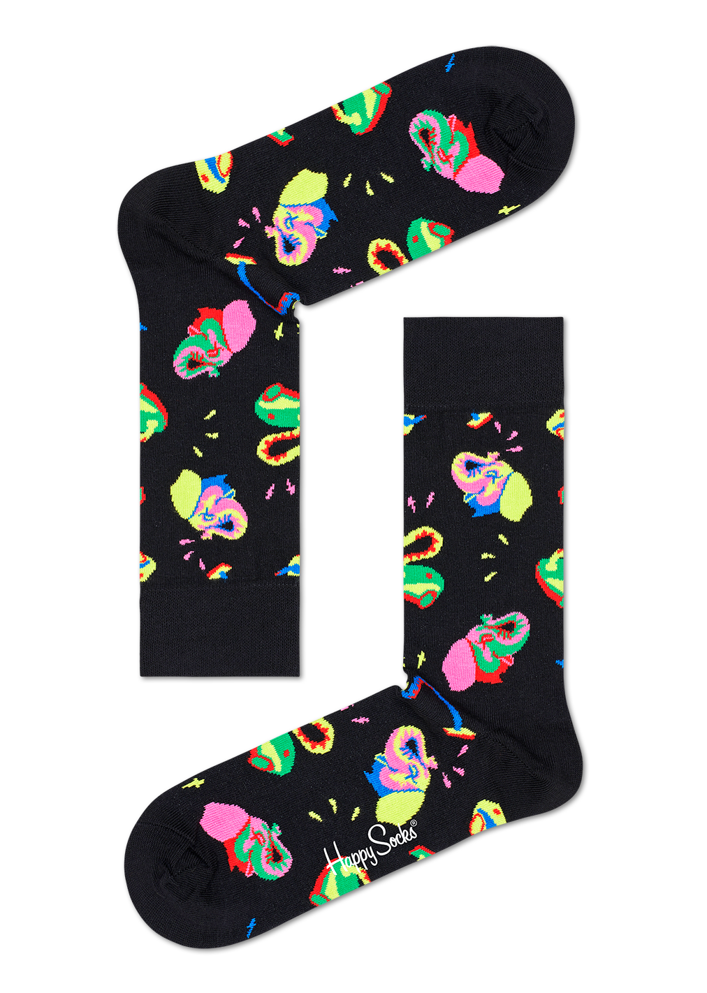 Black Sock: Clean Elephant | Happy Socks US