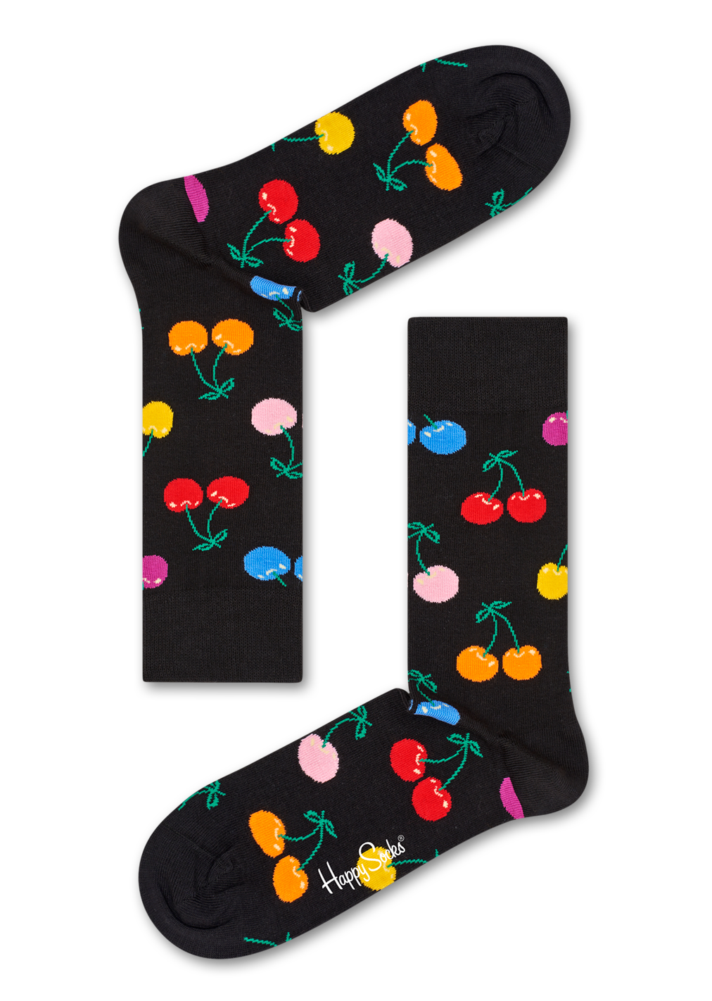 Black Cherry Crew Sock Happy Socks US