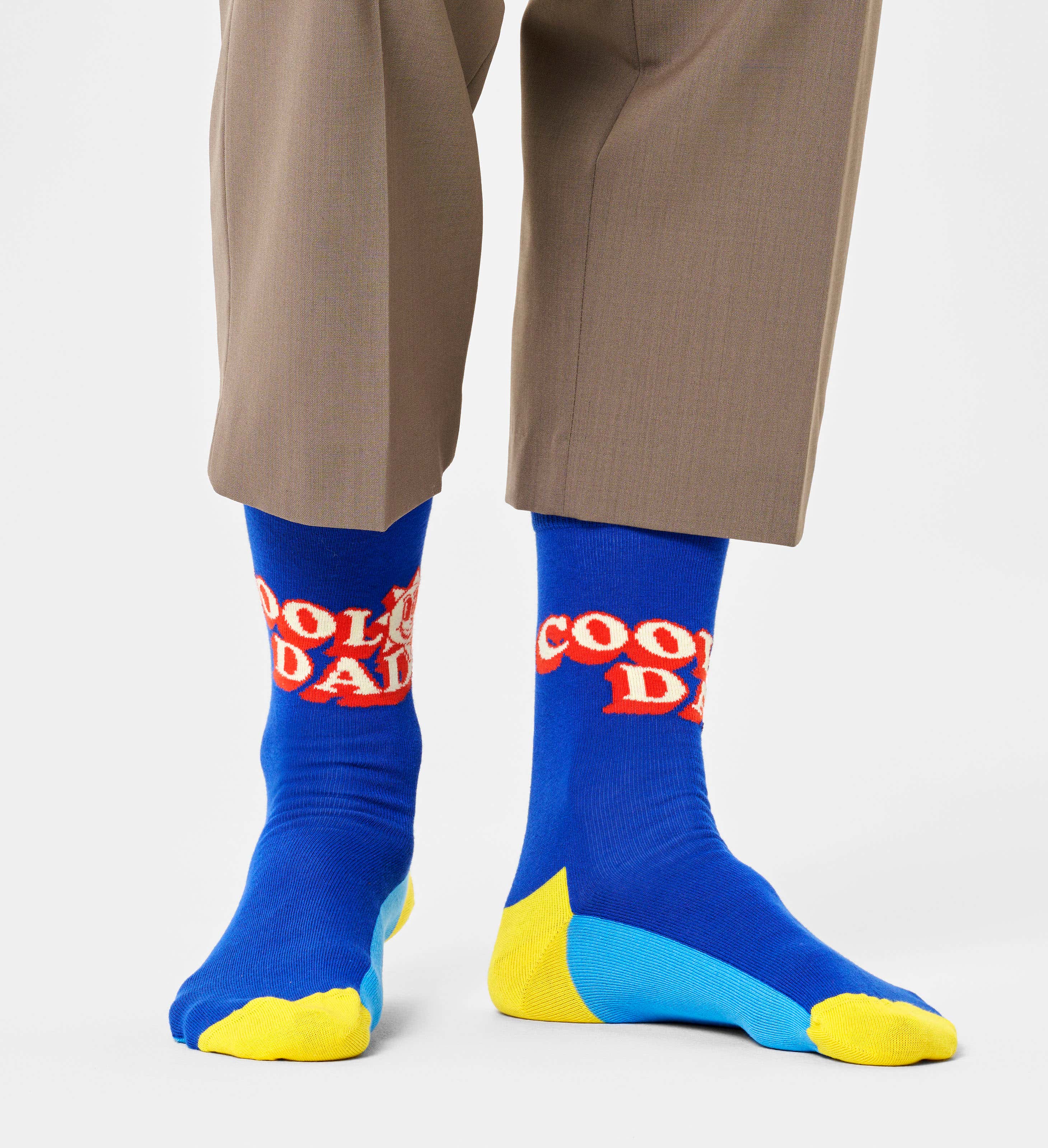 Navy Number One Dad Crew Sock | Happy Socks UK