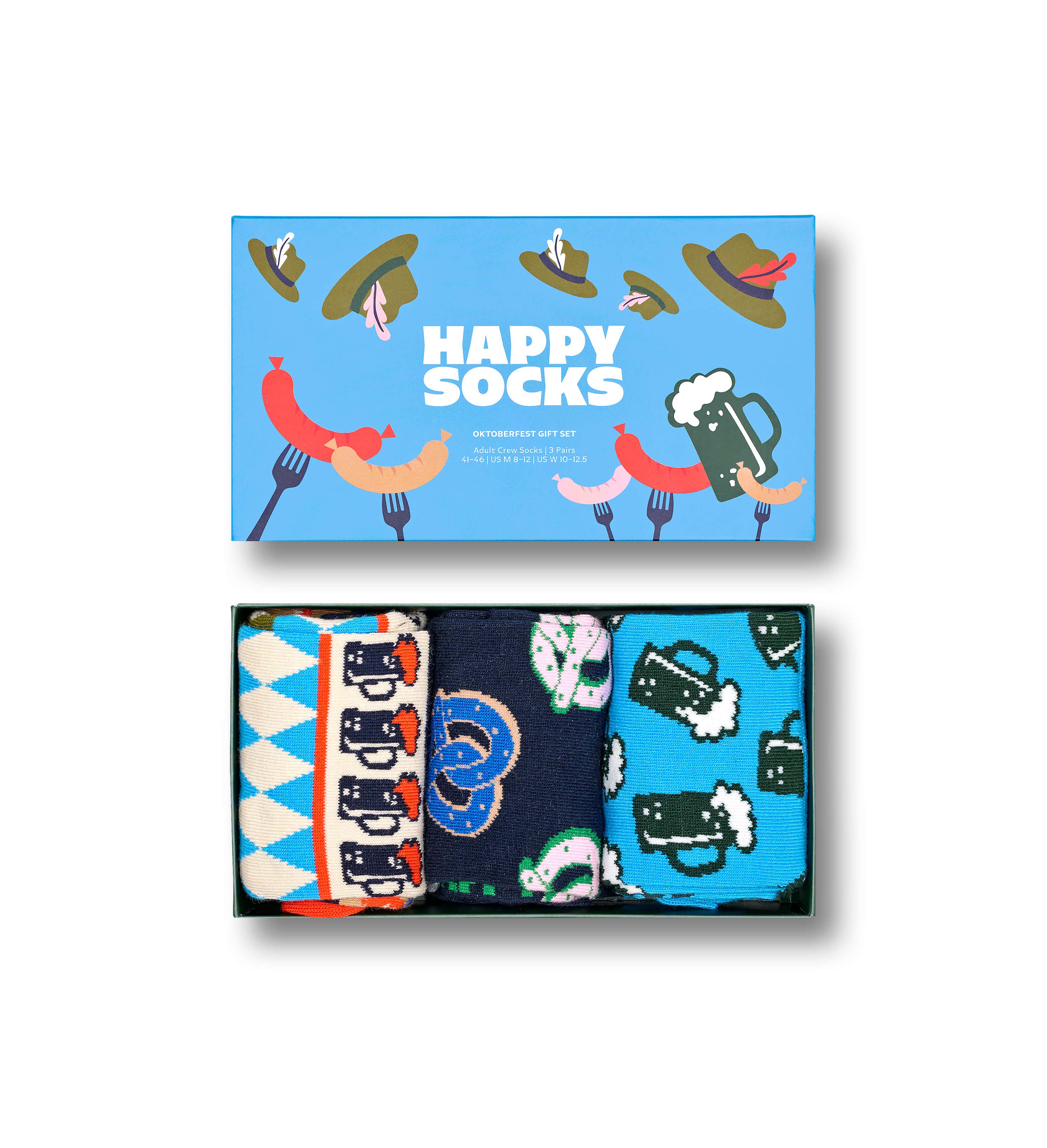 Oktoberfest Crew Socks Gift Set | Fun Beer Socks | Happy Socks GL