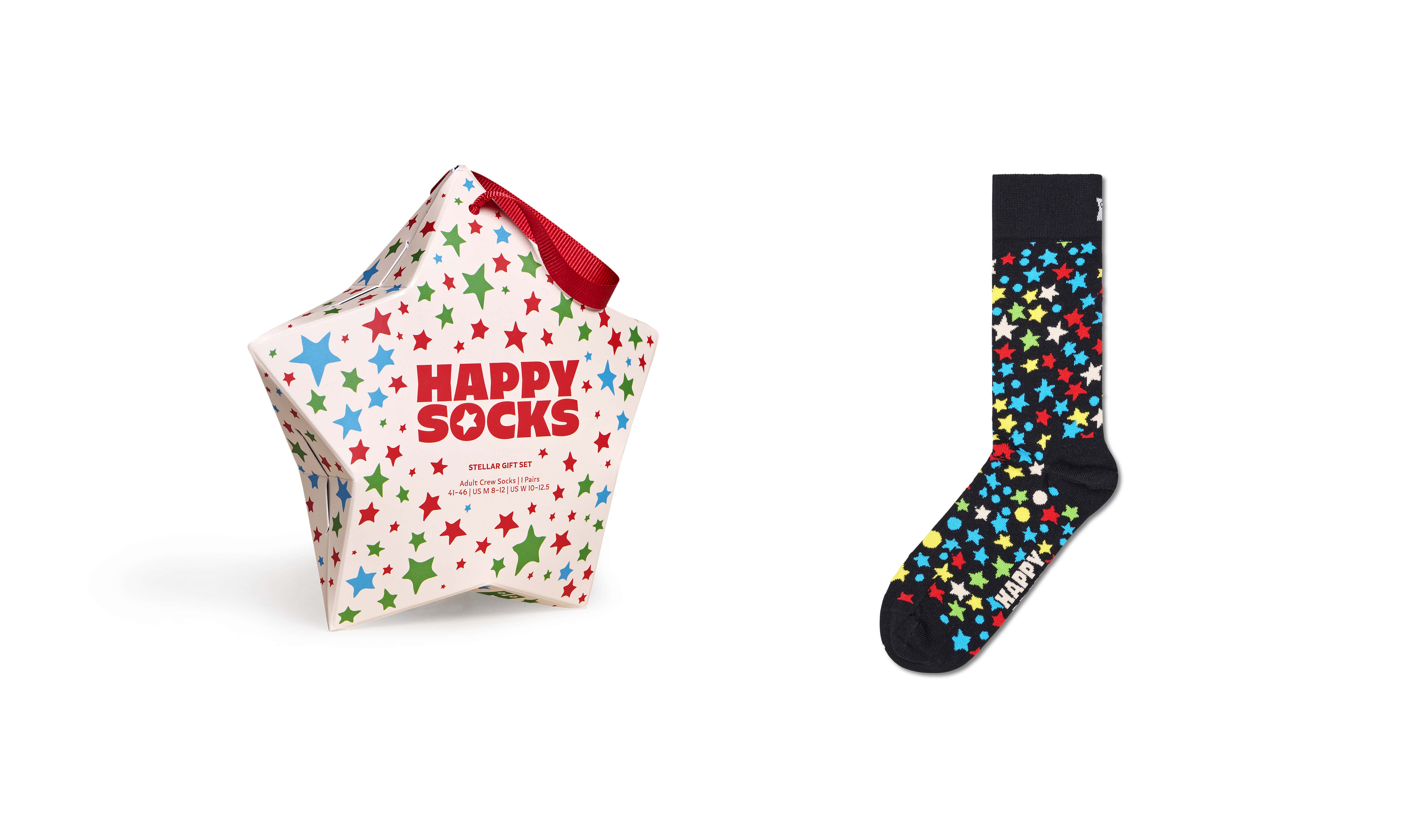 Stellar Sock Gift Set | Funky Star Socks | Happy Socks US