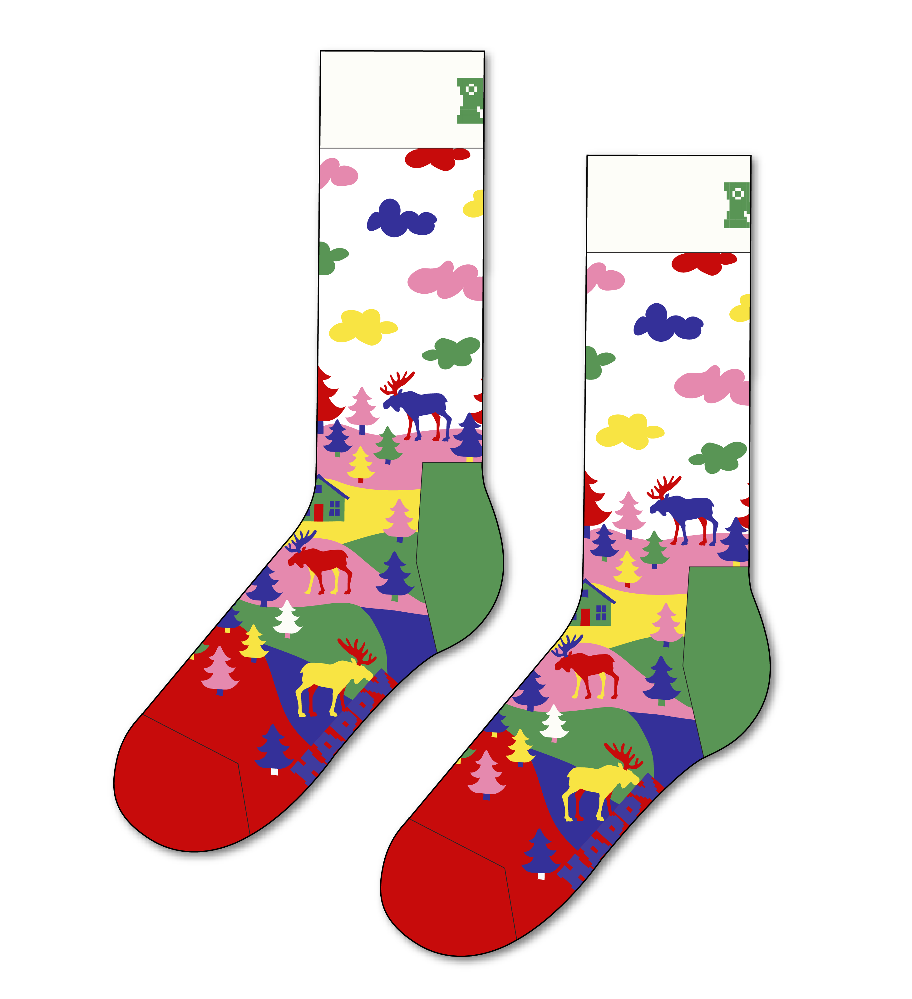 3-Pack So Swedish Crew Socks Gift Set | Happy Socks GL