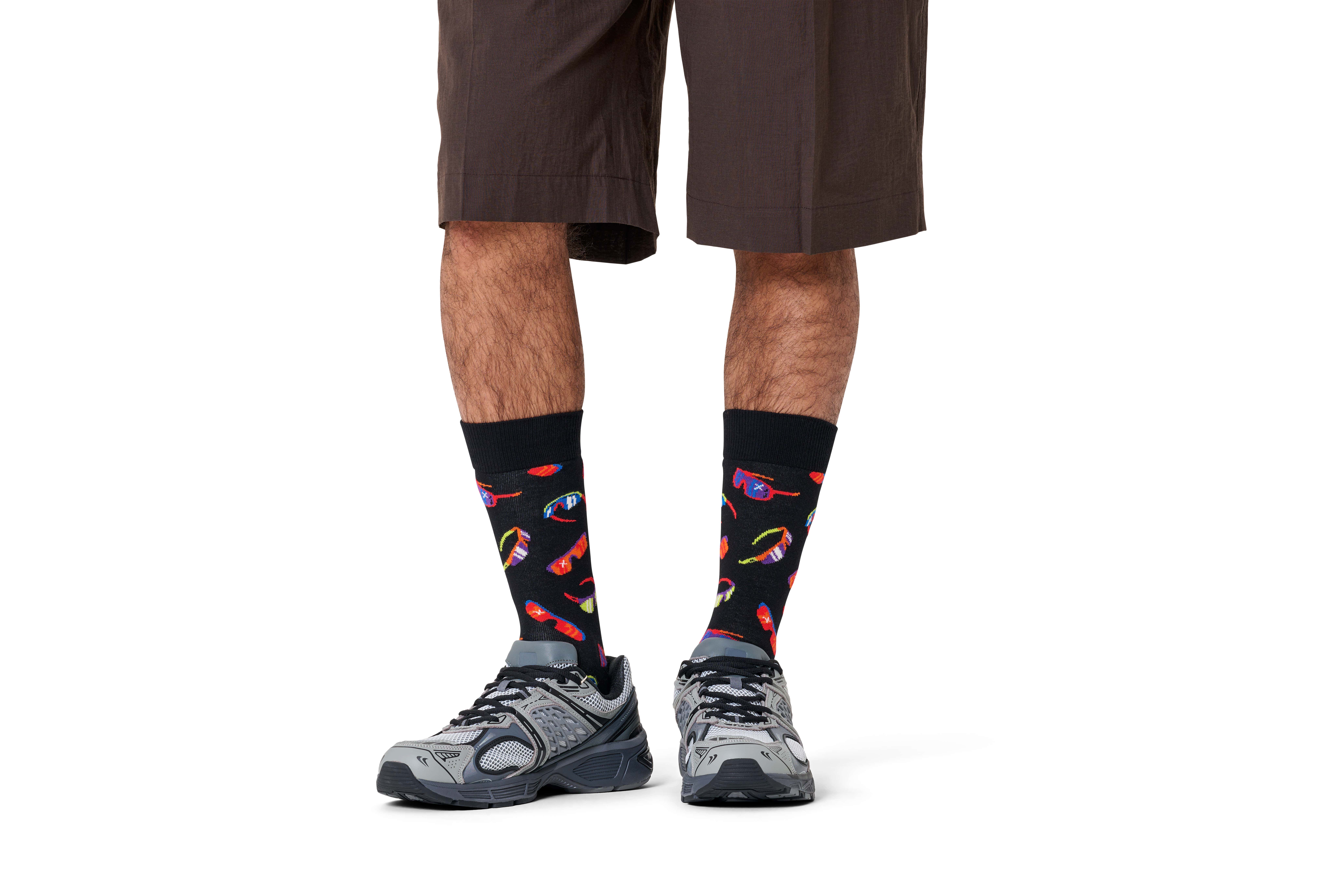 Colorful Glasses Pattern Funny Socks | Happy Socks US