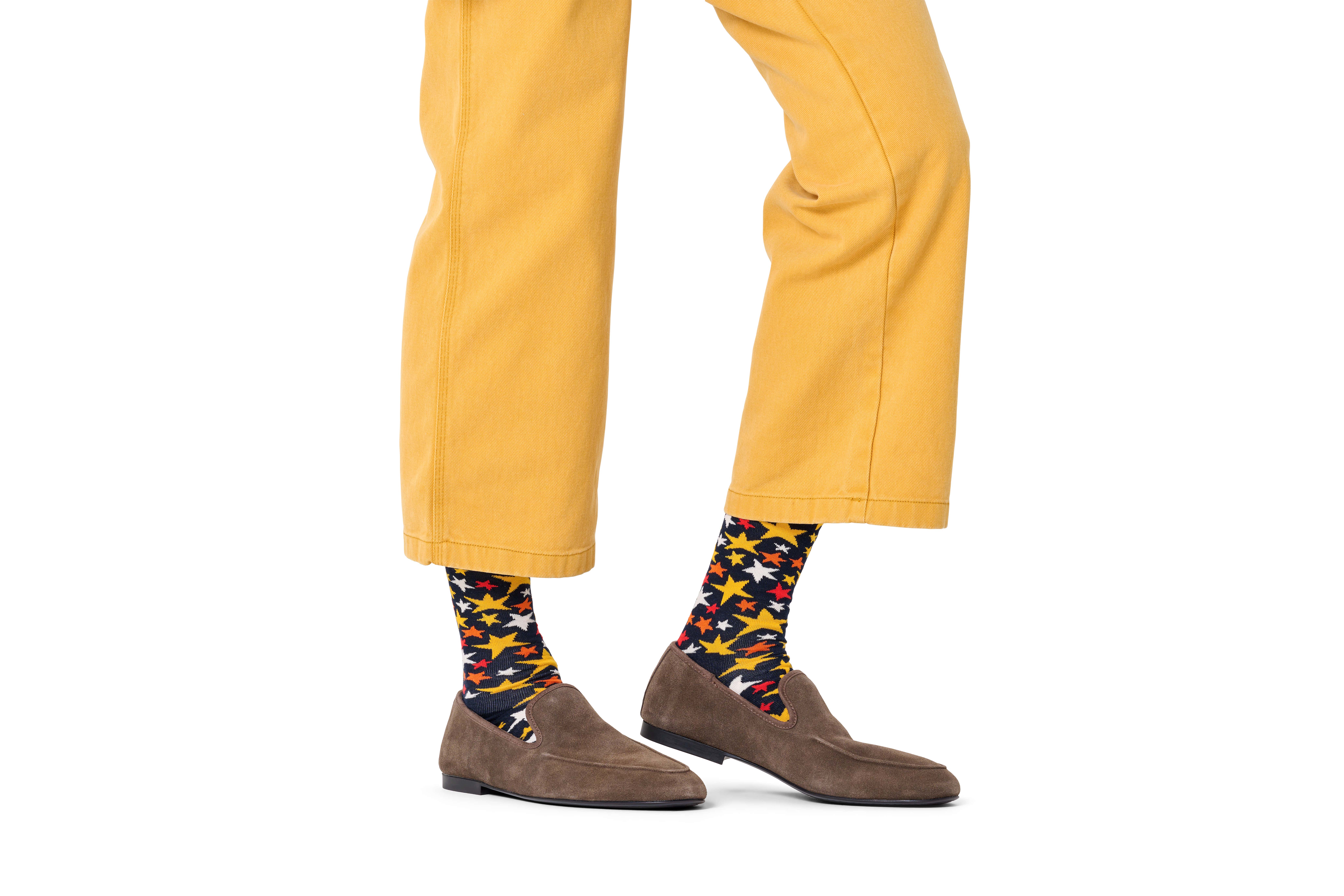 Colorful Christmas Star Socks | Fun Holiday Gift | Happy Socks NL