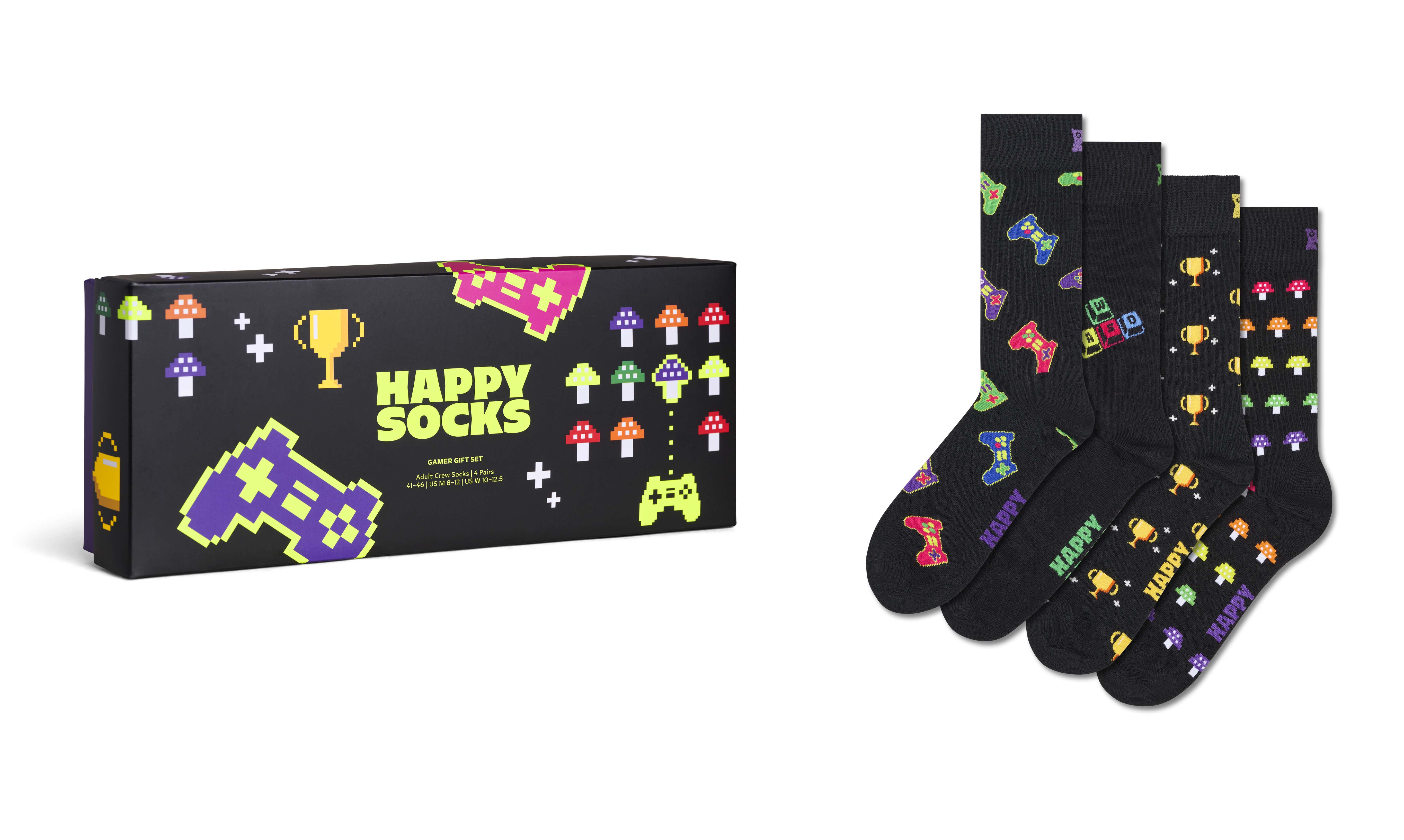 Gaming-Inspired Socks Gift Set | Crazy Gaming Essentials | Happy Socks UK