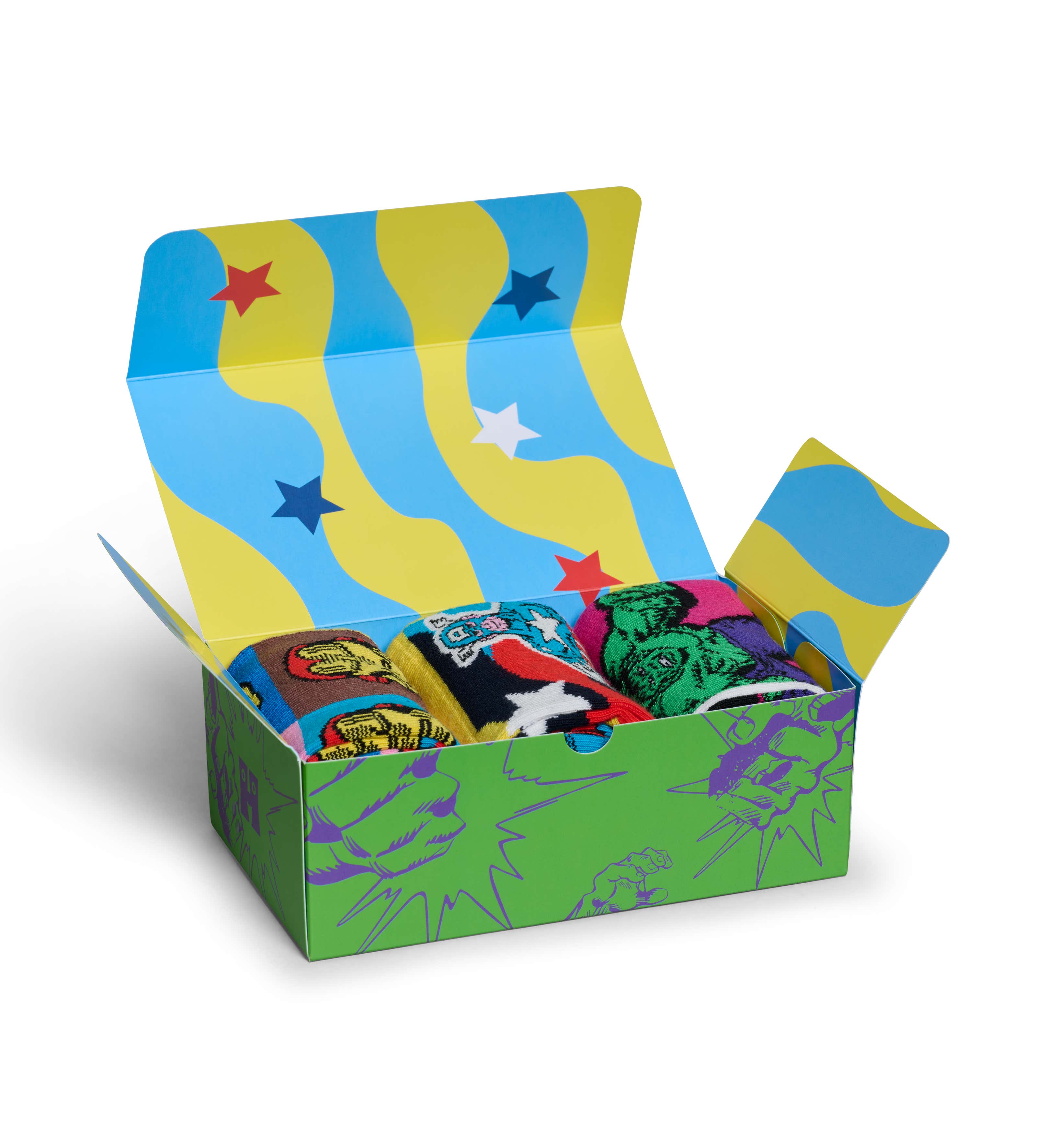 Green 3-Pack Marvel™ Avengers Gift Set | Happy Socks US