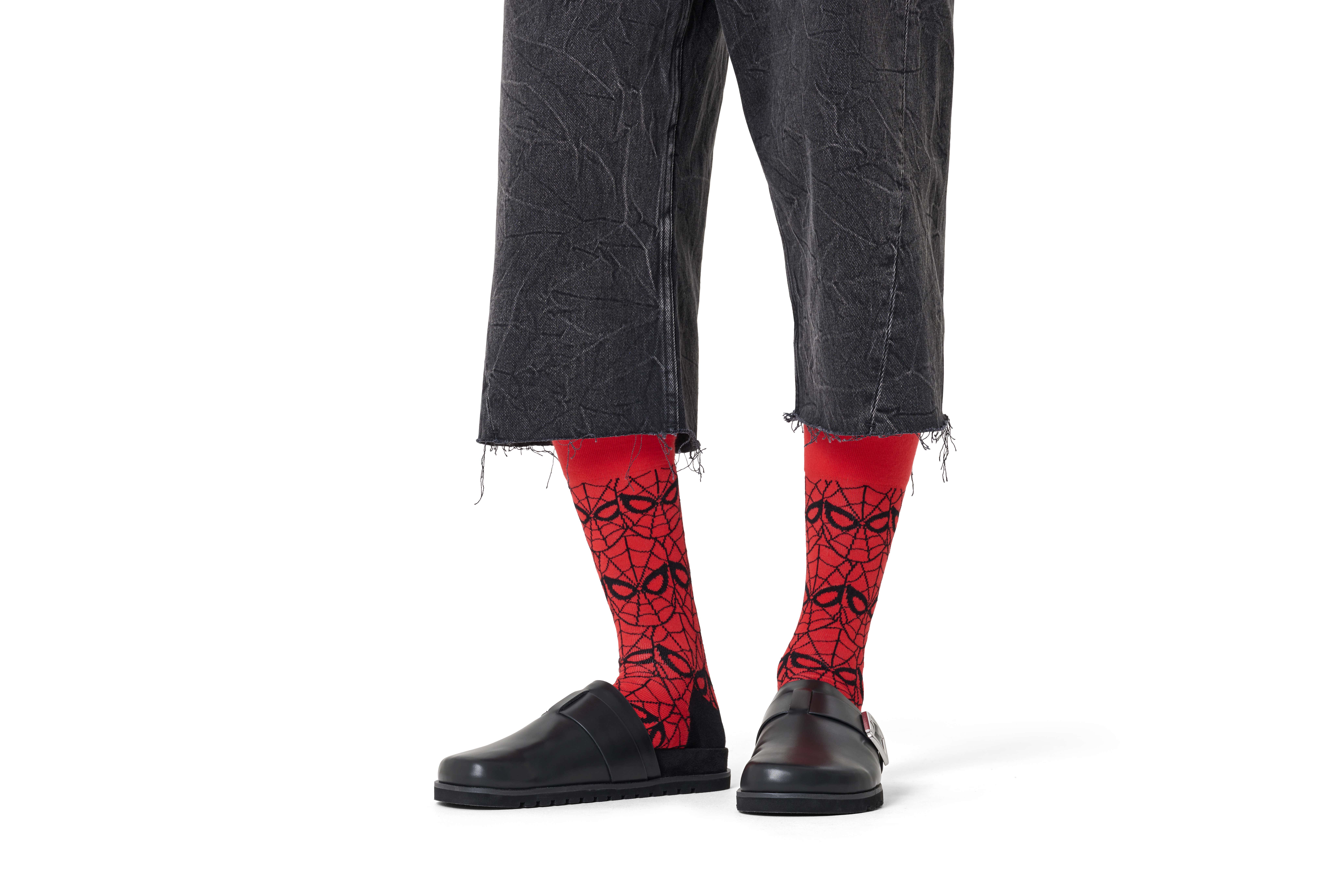 Marvel Spider-Man Iconic Mask Sock | Happy Socks UK
