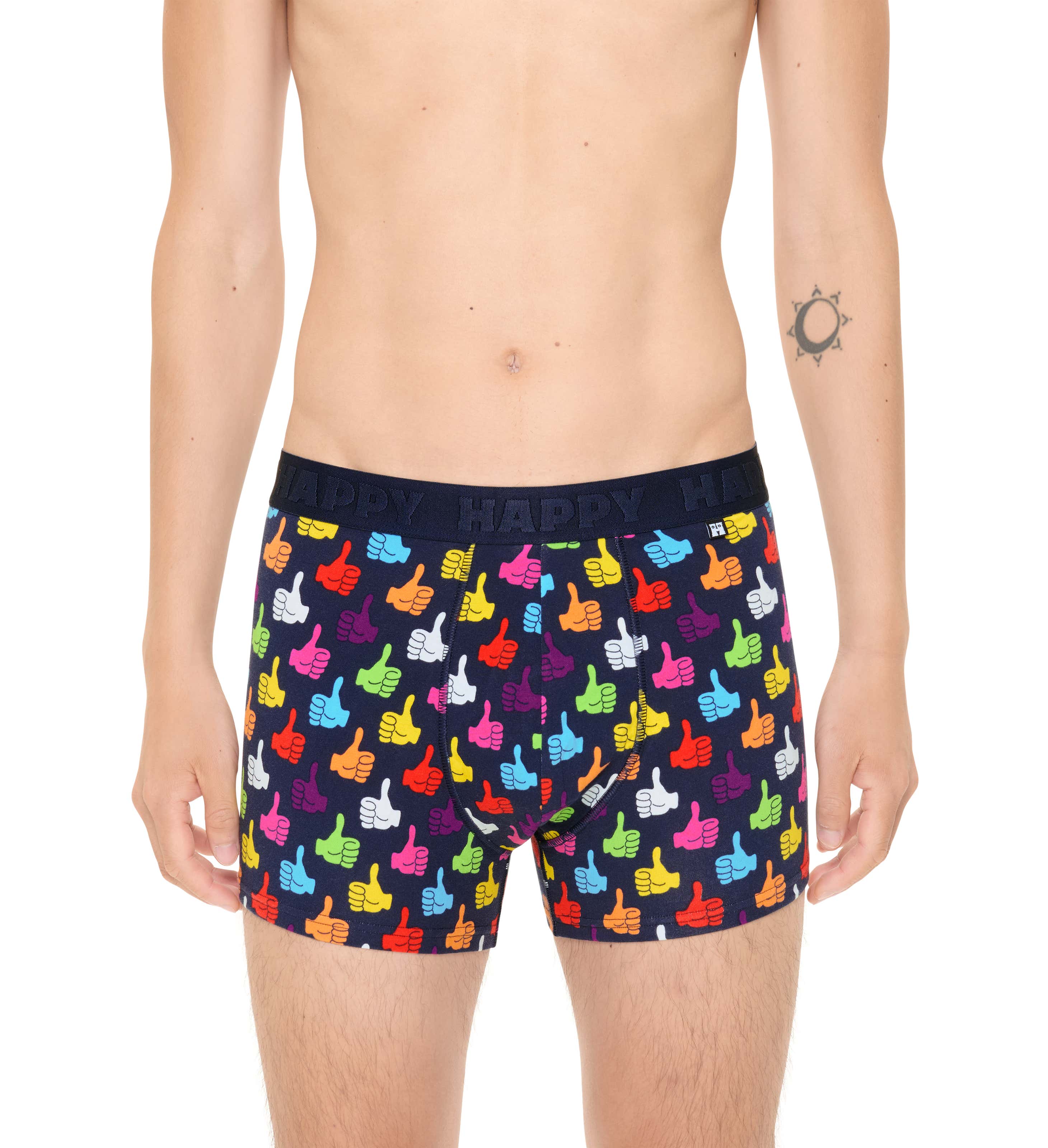 Colorful Thumbs Up Print Boxer Trunks | Funny Mens Underwear | Happy ...