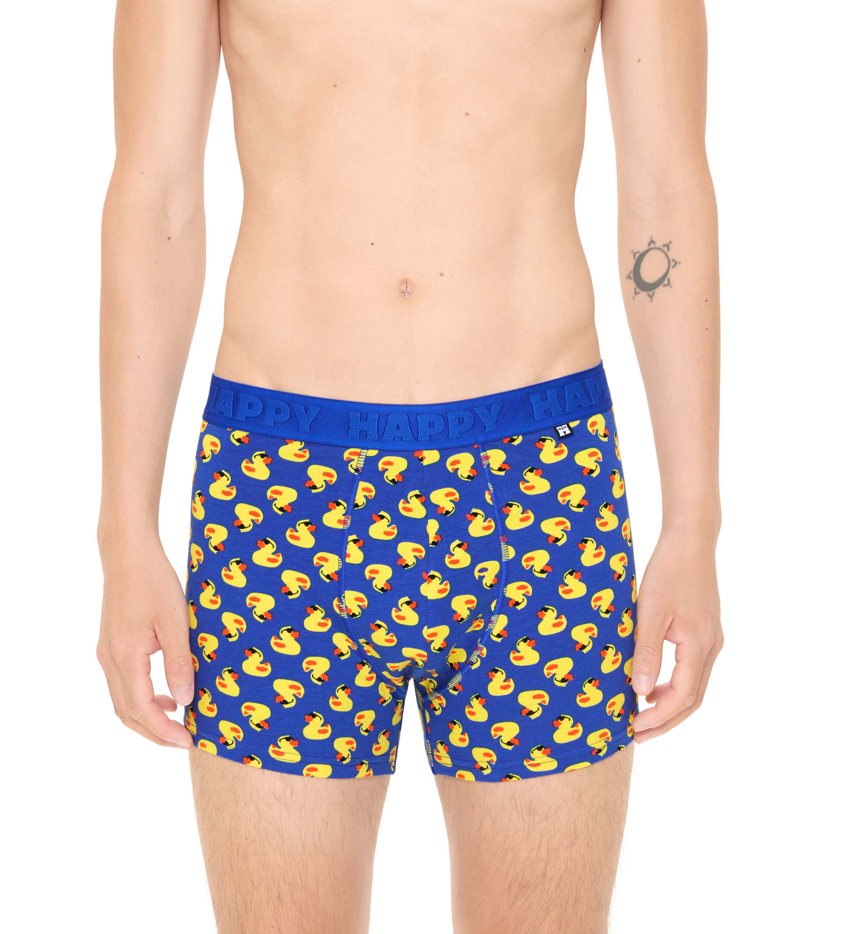 Yellow Rubber Duck Print Boxer Trunks | Funny Mens Underwear | Happy ...