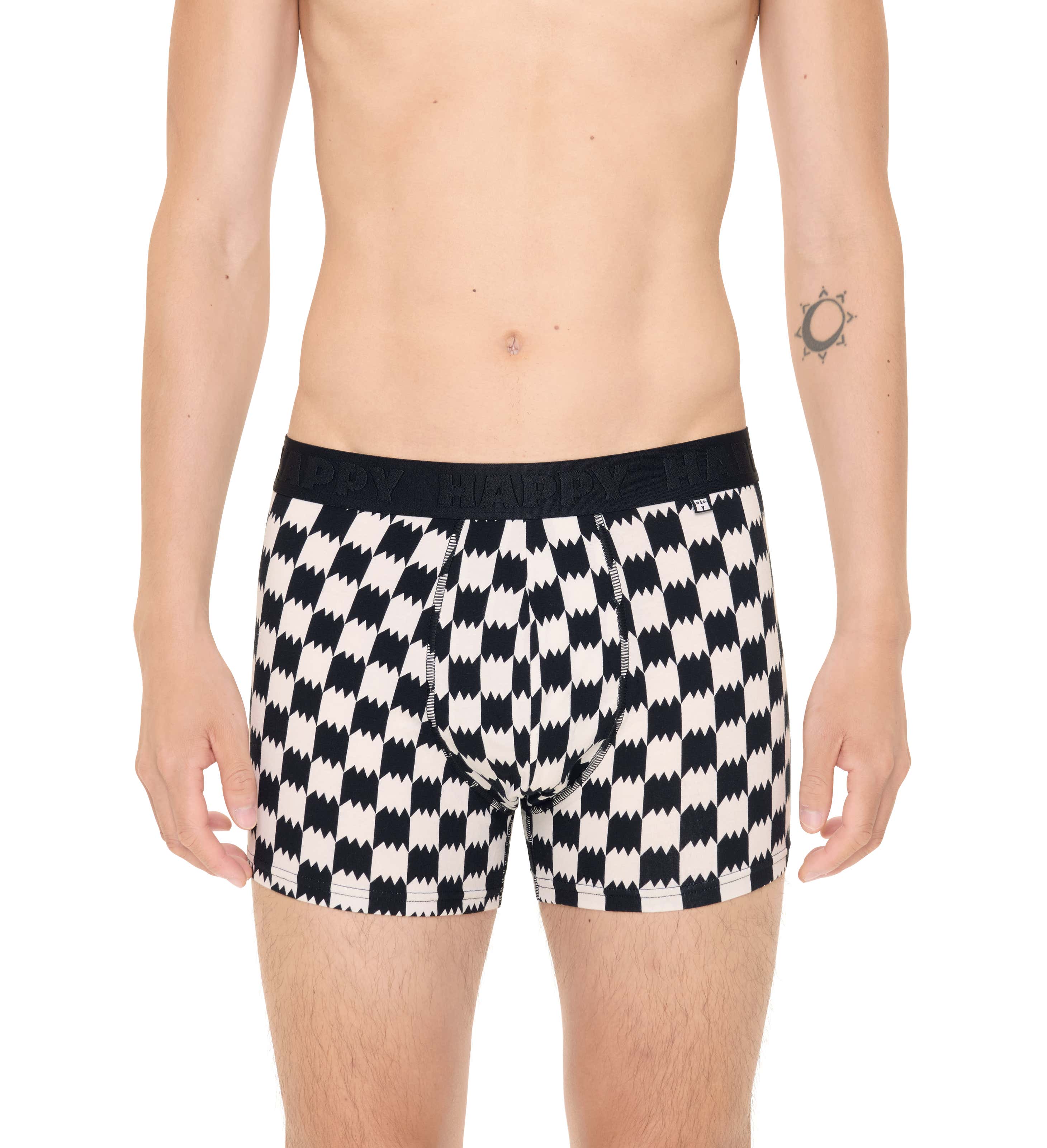 Black Boxers 3-Pack | Men's Underwear With Comfort Design | Happy Socks BE