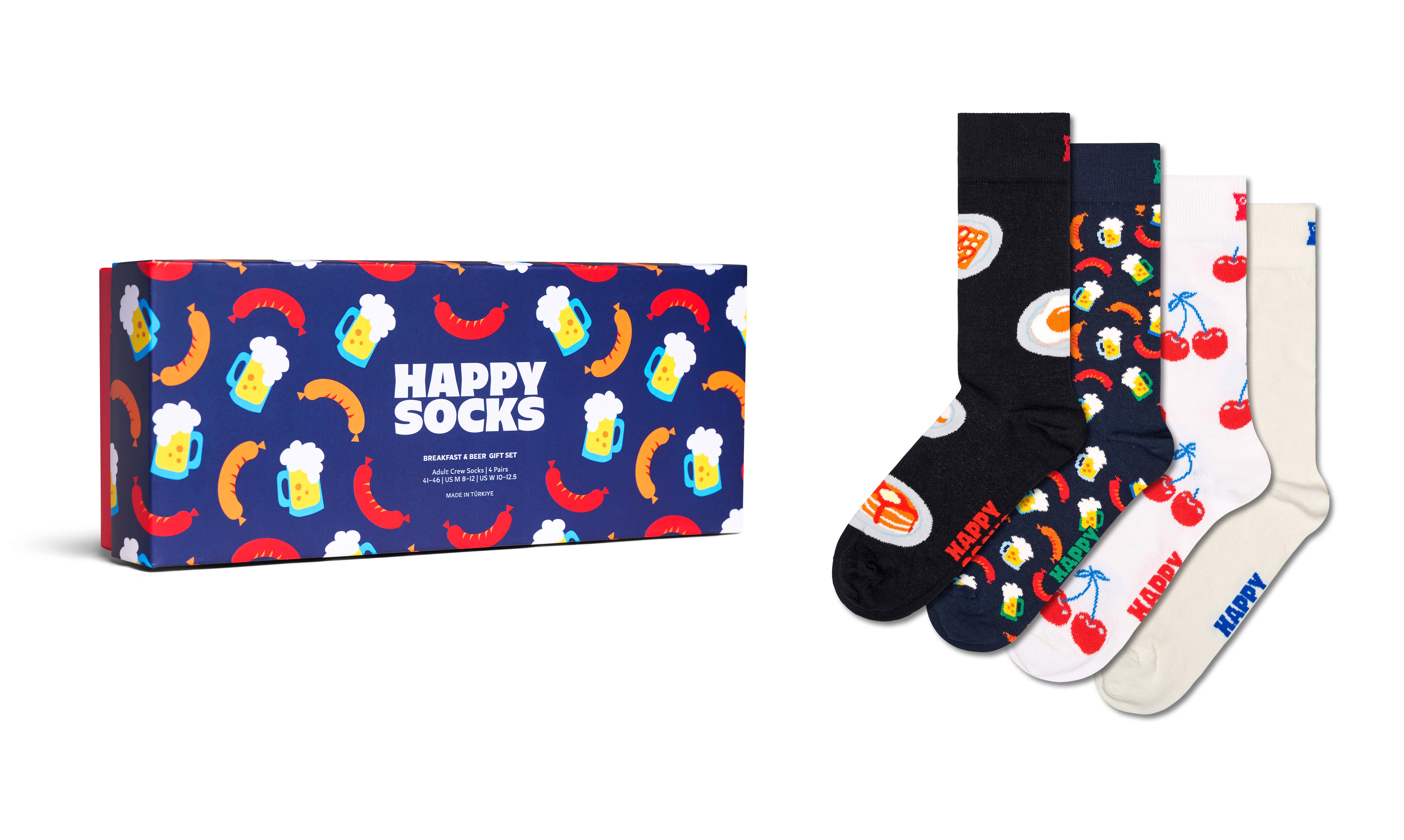 4-Pack Food Socks Gift Set | Happy Socks EU