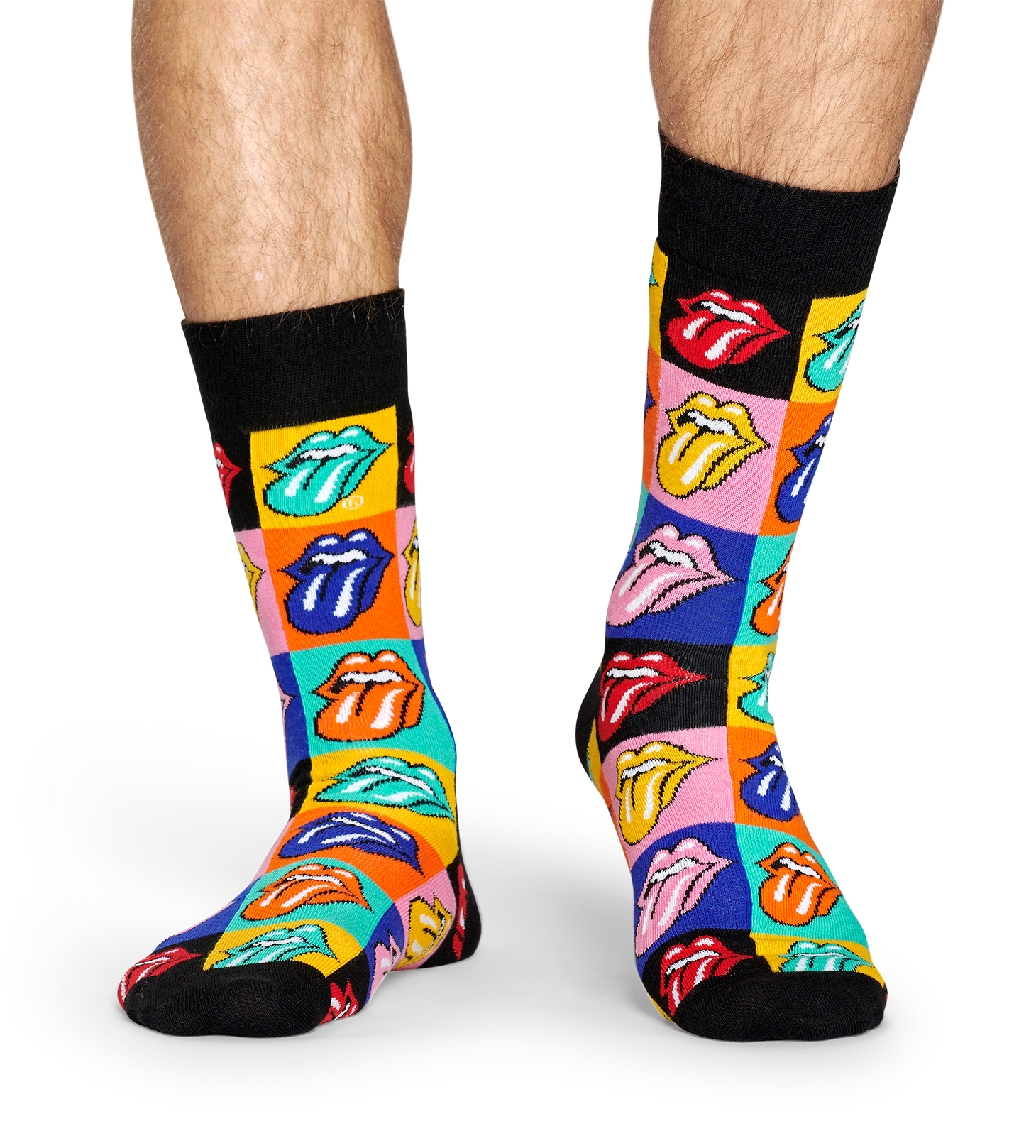Light Green Rolling Stones Jumpin Jack Flash Crew Sock | Happy Socks US