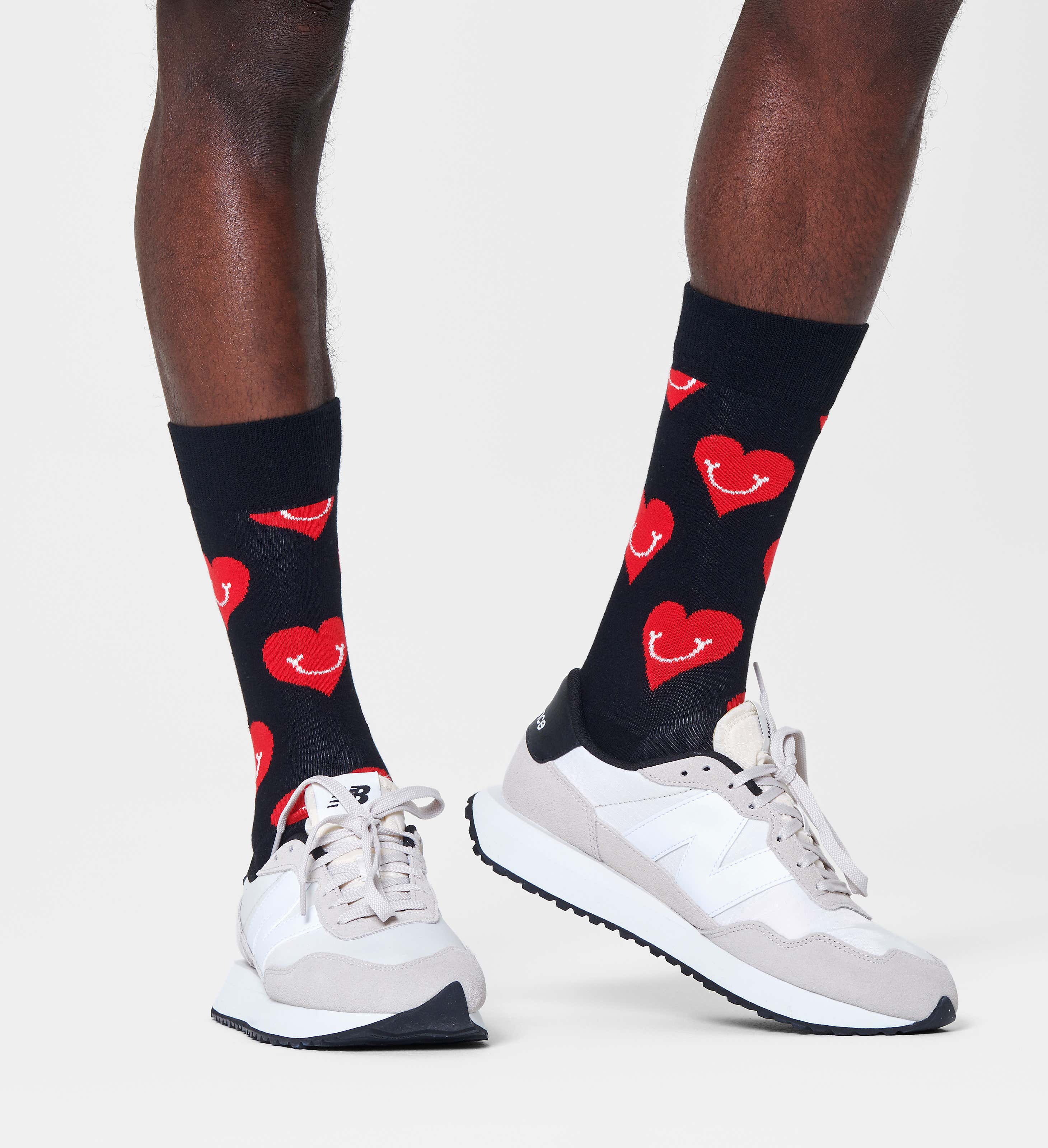 Smiling Heart Sock | Love Socks For Valentine's Day | Happy Socks EU