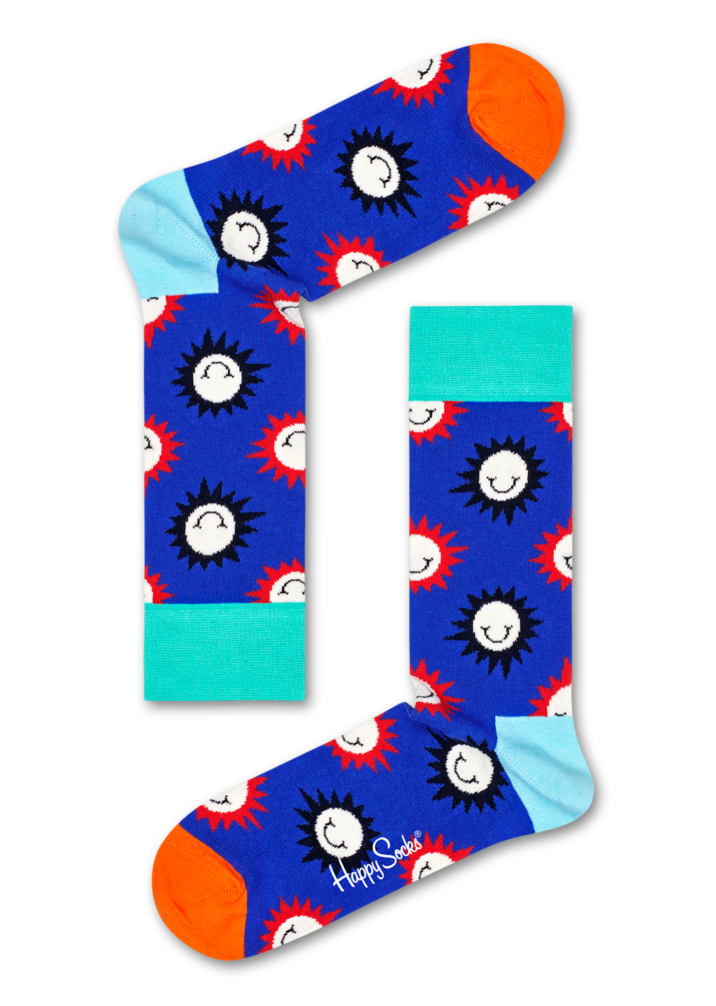 Blue Welcome Home Crew Sock | Happy Socks US