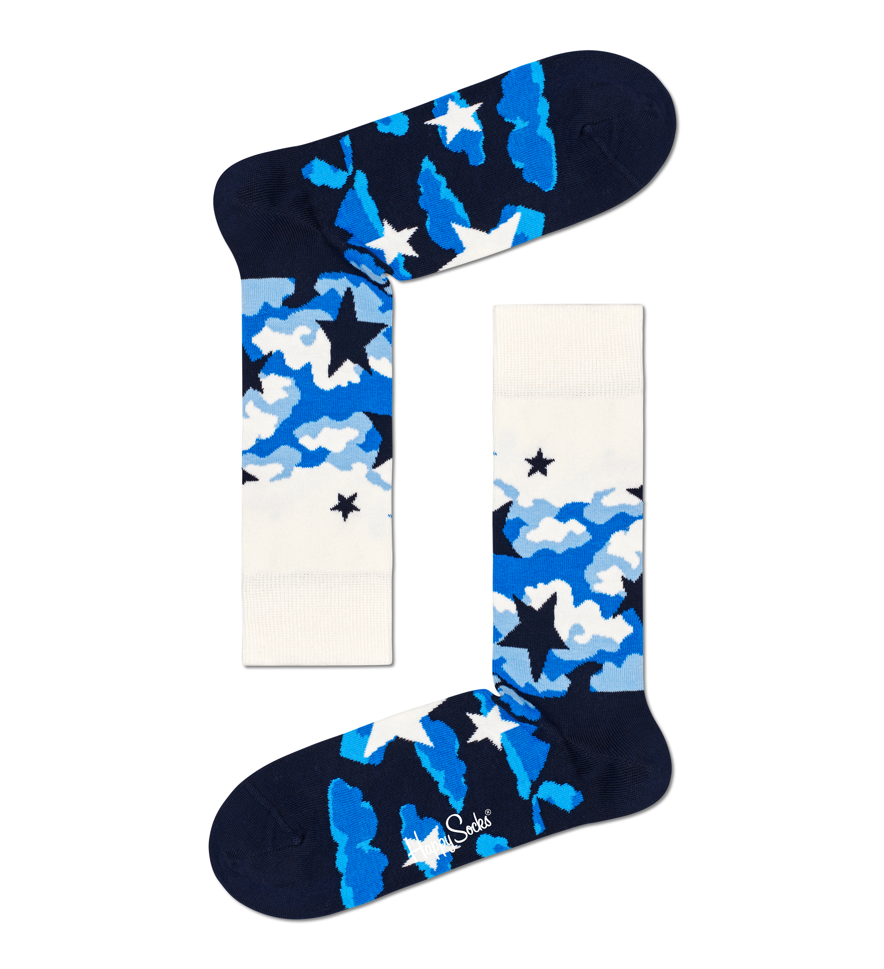 Beige Lucky Crew Sock | Happy Socks US