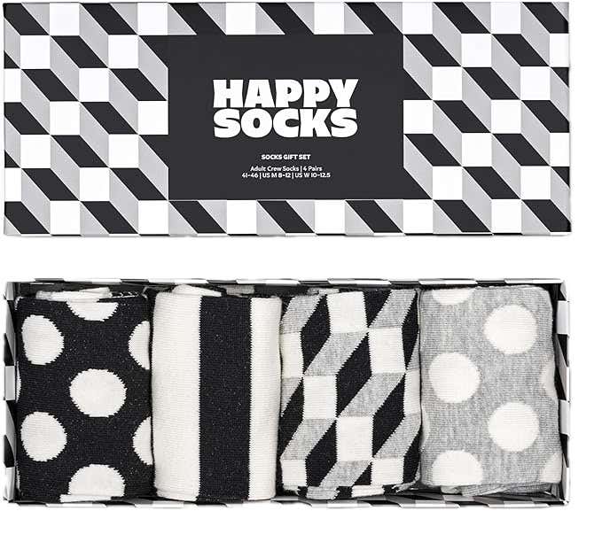4-Pack Filled Optic Socks Gift Set | Happy Socks US
