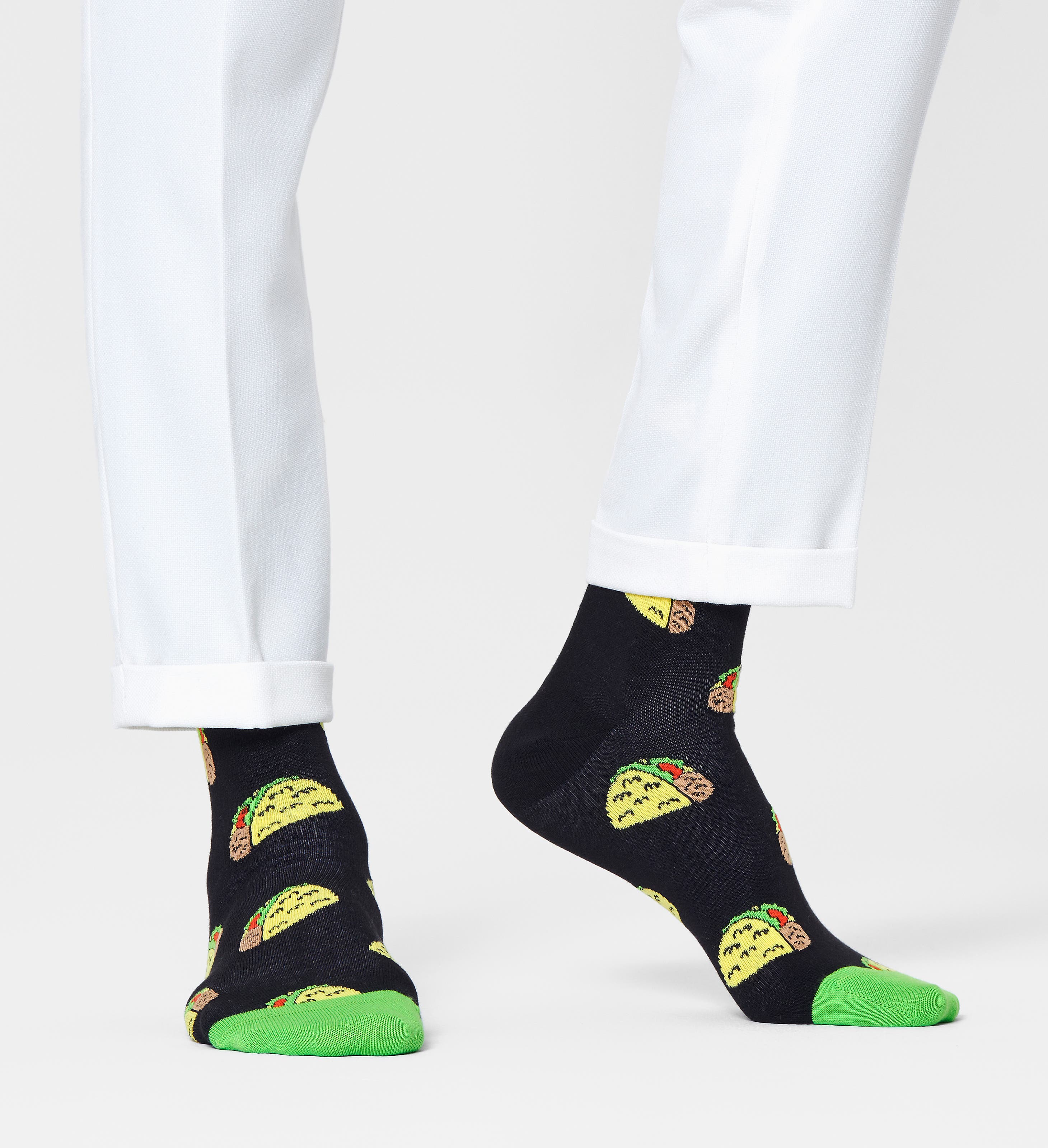 Taco To Go Crew Sock | Fun & Funky Socks For Men | Happy Socks US