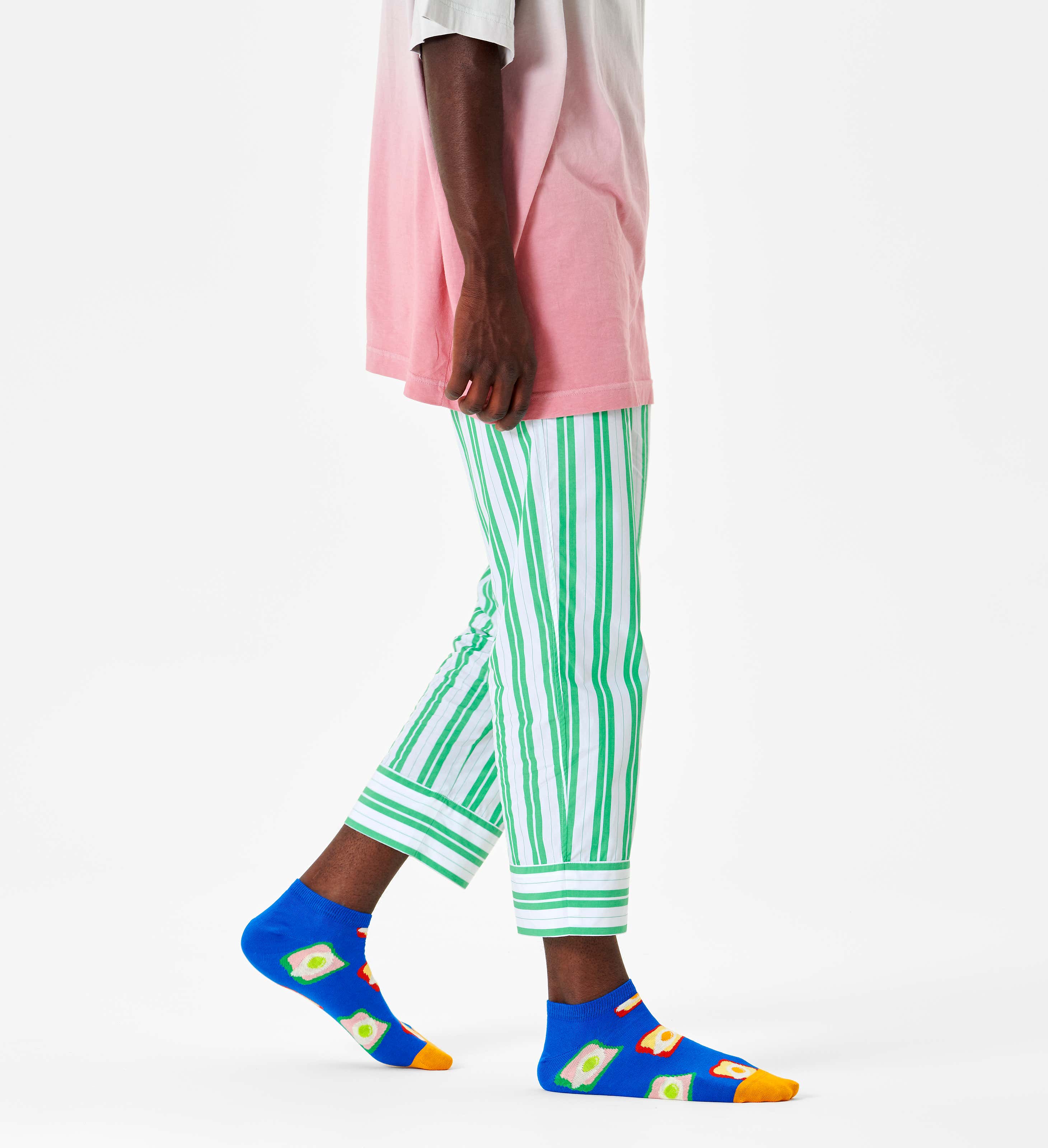 Blue Toast Low Sock | Happy Socks EU